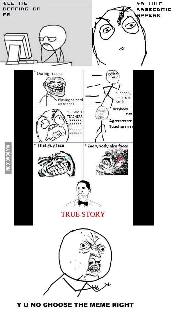 My reaction to who don't understand ragecomic code - 9GAG