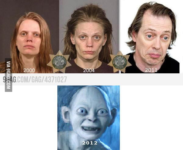 The Progression of Meth Addiction (cont.) - 9GAG