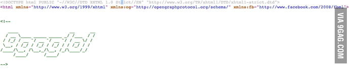 9gag's Source Code... LOL - 9GAG