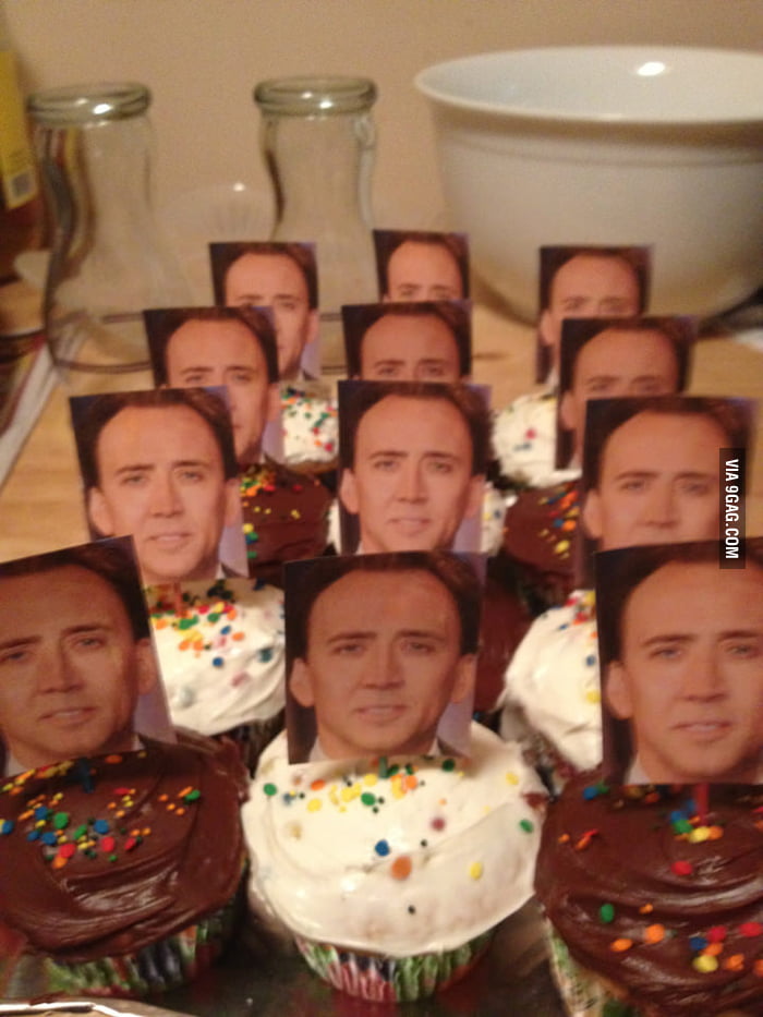 We are having a Nicholas Cage party tonight - 9GAG