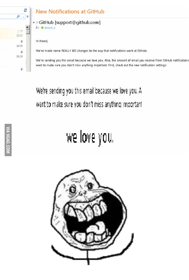 Github love you !! - 9GAG
