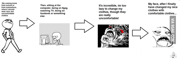 Uncomfortable clothes - 9GAG