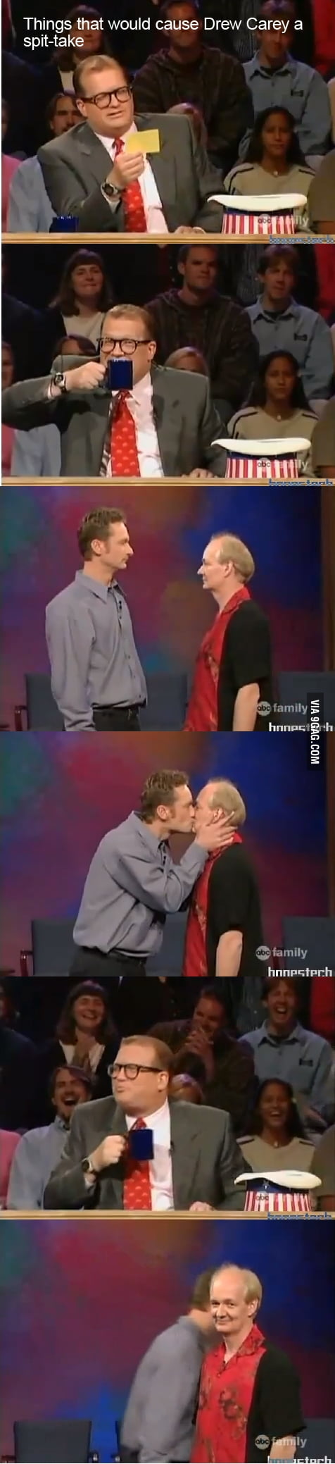 Things that would cause Drew Carey a spit-take - 9GAG