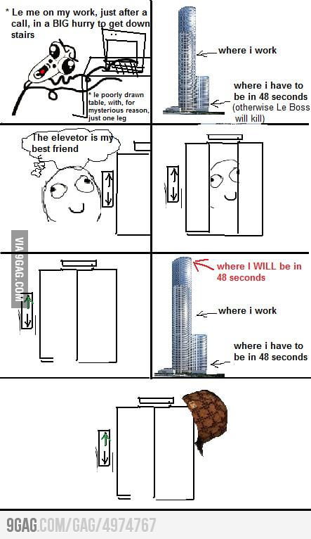 Scumbag Elevator. EVERY TIME. - 9GAG