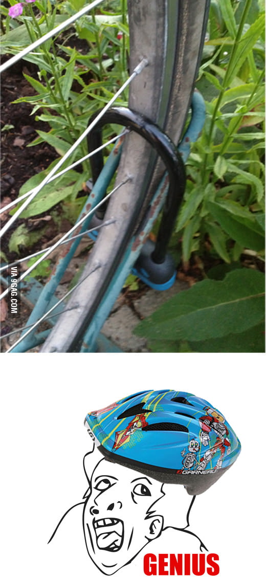 Me when locking bike this morning... - 9GAG