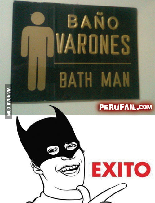 Batman in spanish - 9GAG