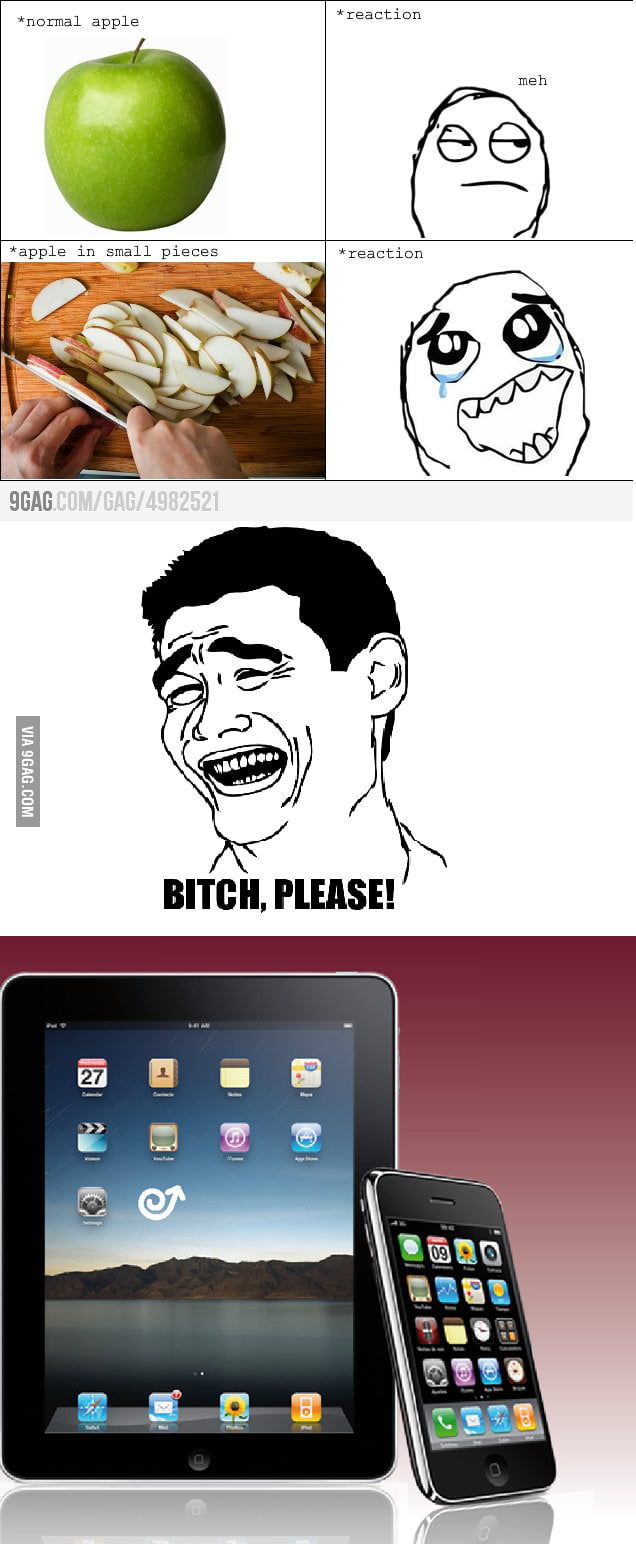 Apple? Literally? - 9GAG