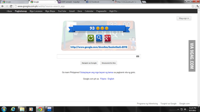 Google Basketball - 9GAG