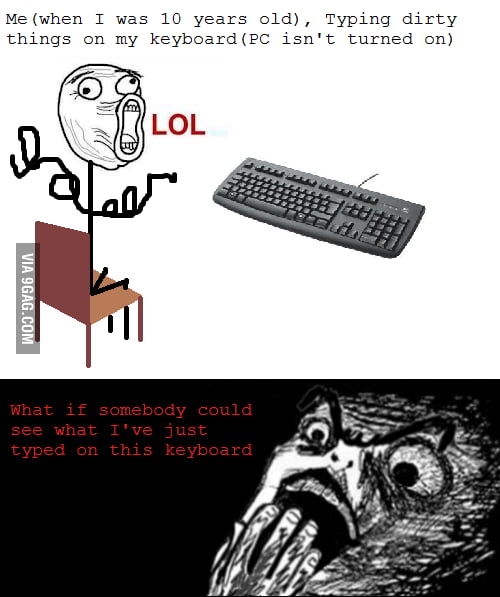 Keyboard rage - 9GAG