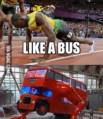 Fastest bus ever - 9GAG