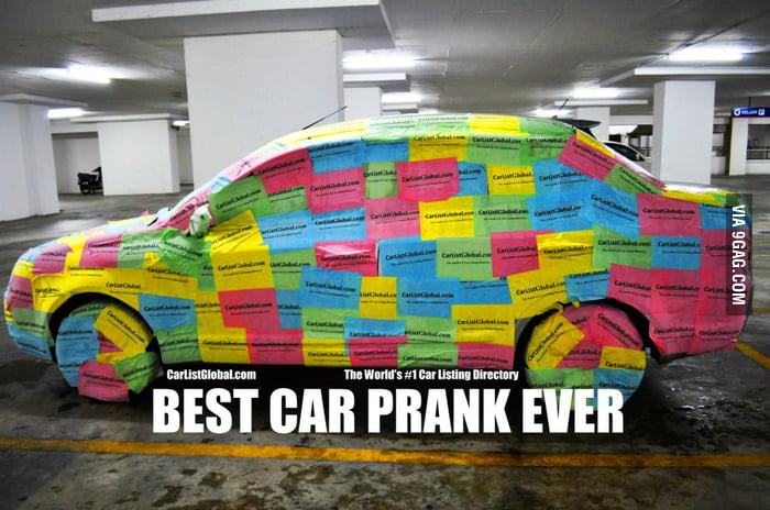 BEST CAR PRANK EVER!!!! - 9GAG
