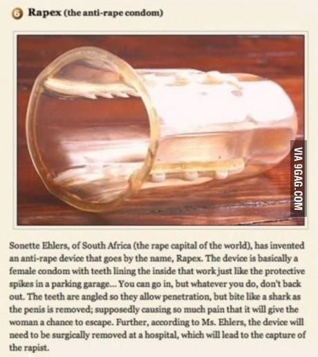 The anti-rape condom. - 9GAG