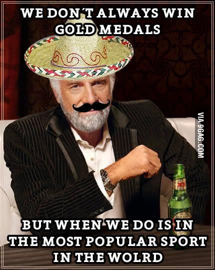 We don't always win gold medals - 9GAG