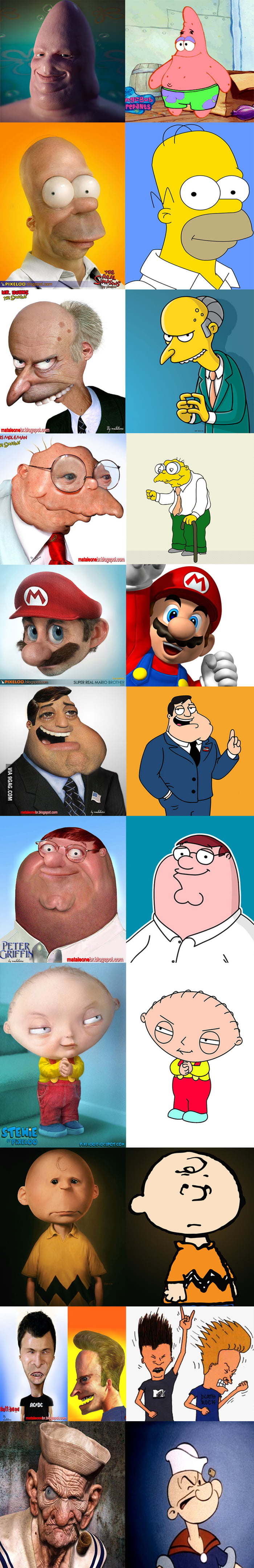Cartoons, If they were real !!! - 9GAG