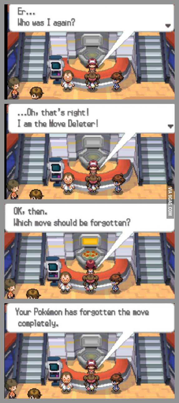 Pokemon Center or Move Deleter? IT'S A TRAP!!! - 9GAG