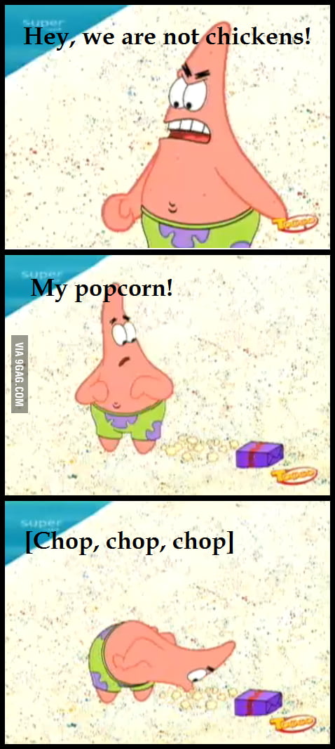 Just Patrick Star being Patrick Star - 9GAG