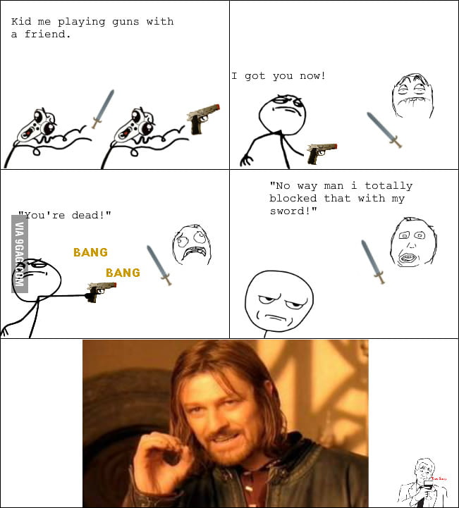 Blocking Bullets - 9GAG