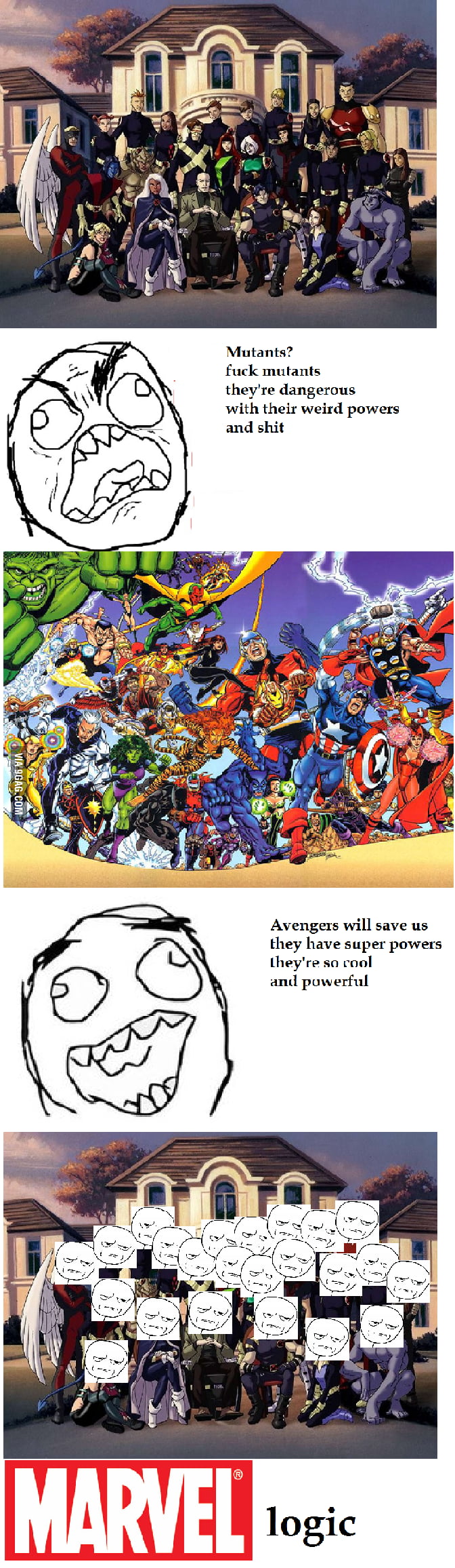 Marvel logic - 9GAG