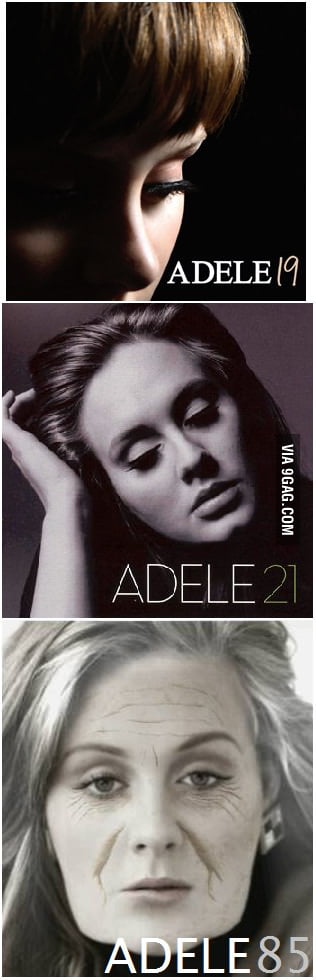 Adele's albums - 9GAG