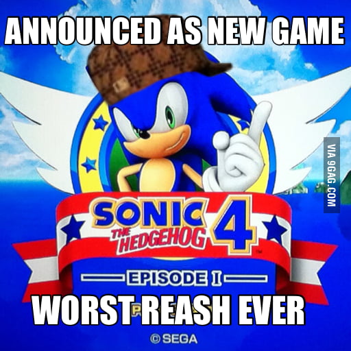 Scumbag Sonic 4 - 9GAG