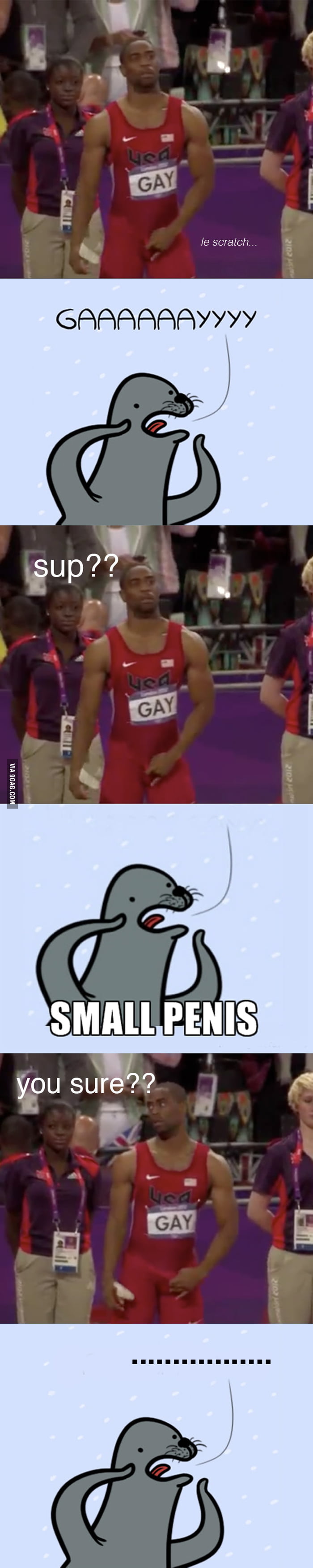 Just GAY Scratching His Balls.. - 9GAG