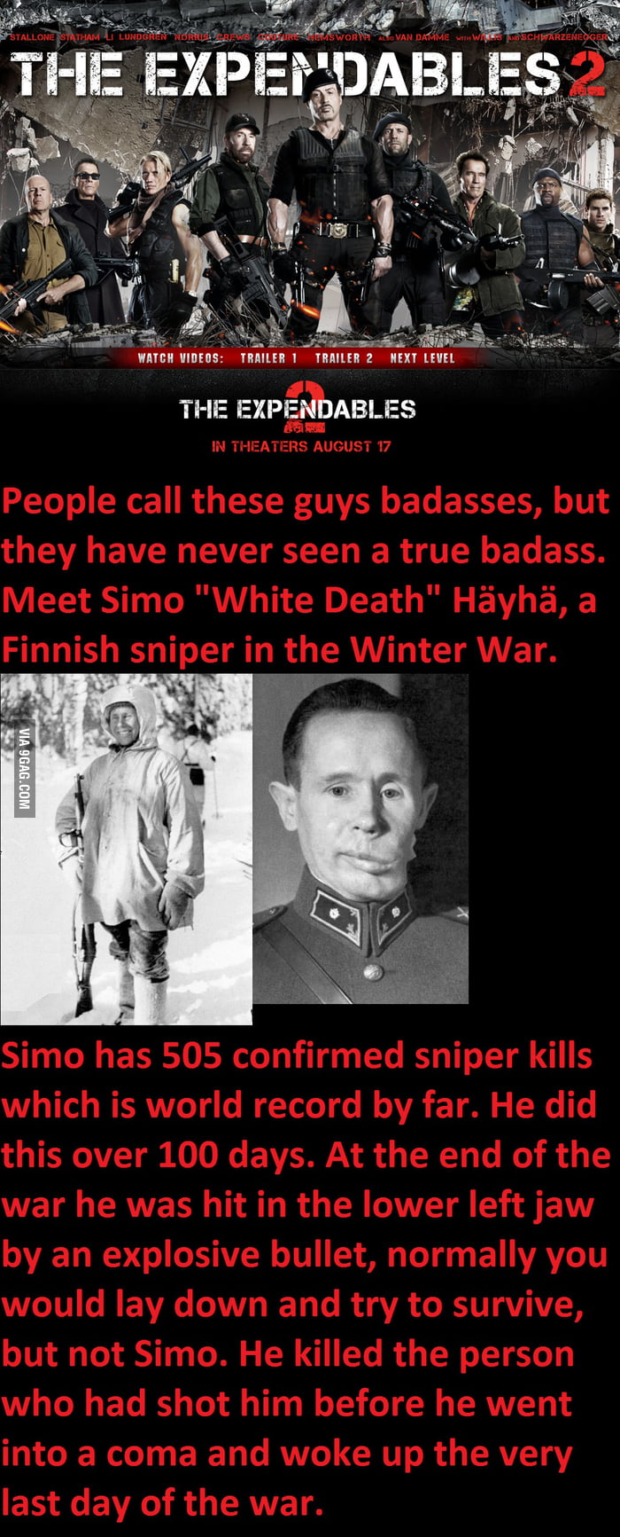 Simo Häyhä - Real life badass - 9GAG