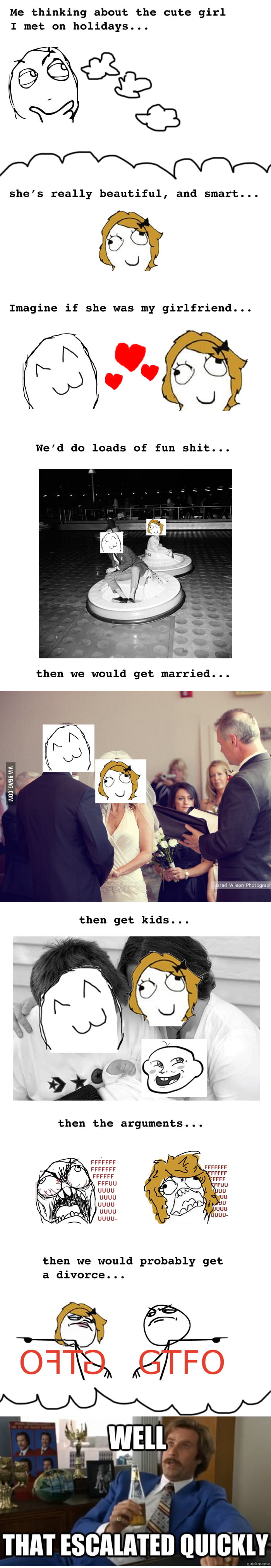 My mind races through time... - 9GAG