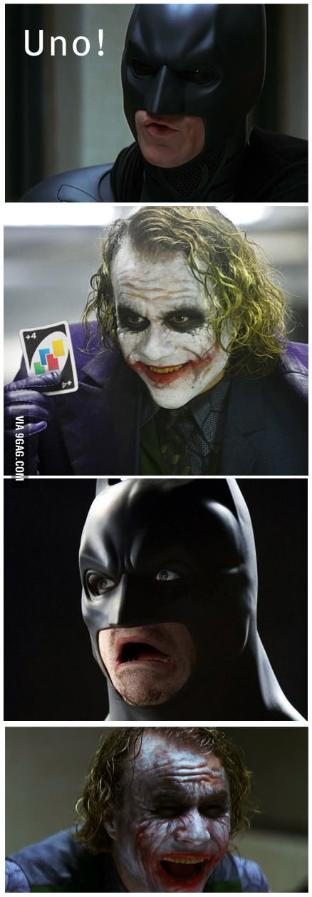 Thats why batman hates joker... - 9GAG