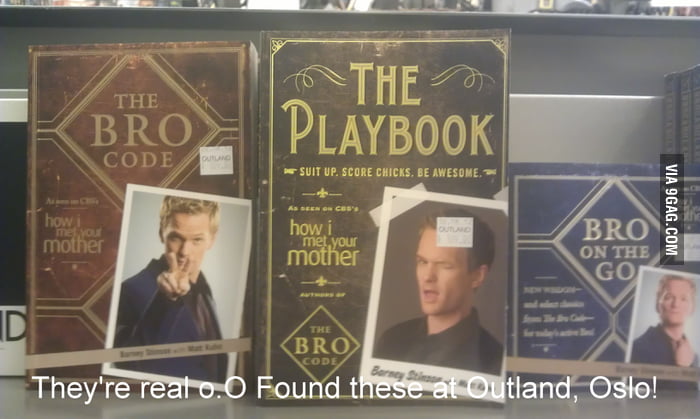 The Bro Code, The Play Book, Bro on the Go! - 9GAG