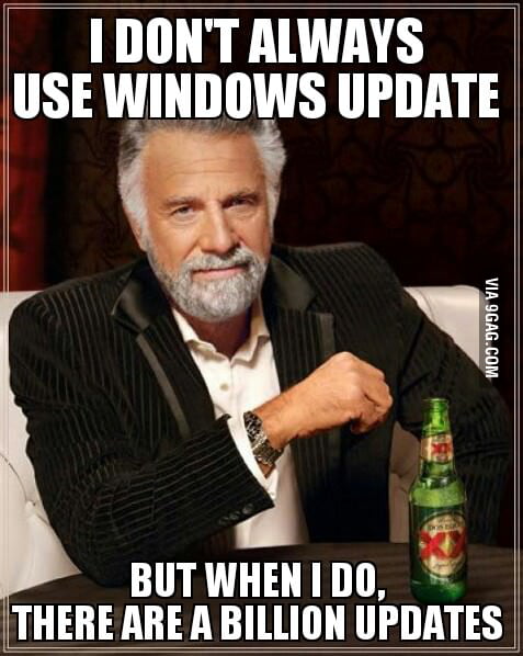 Scumbag Windows Update - 9GAG