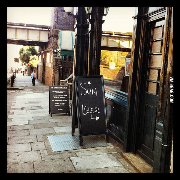 Sun. Beer. - 9GAG