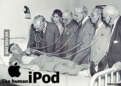 The Human IPOD ! - 9GAG
