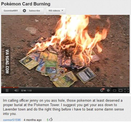 Pokemon Card Burning... - 9GAG