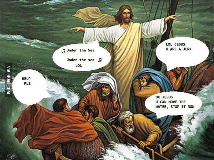 LOL jesus strikes again - 9GAG