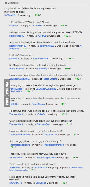 Best chain of reply comments on youtube! - 9GAG