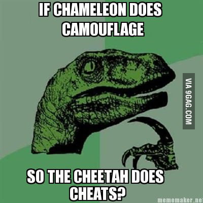 DOES CHEETAH CHEATS? - 9GAG