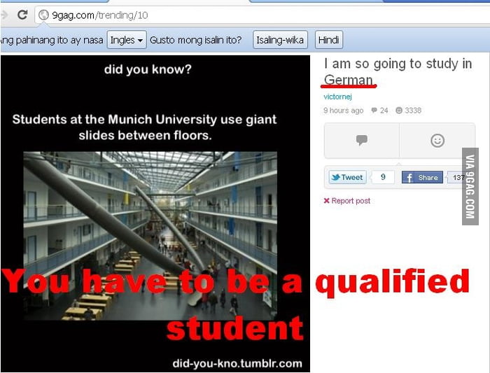 Y u no study hard? - 9GAG