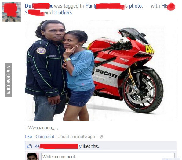 All he want is a DUCATI :( - 9GAG