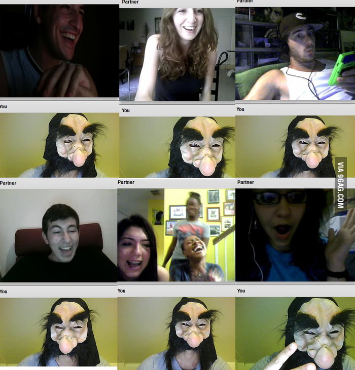 Reactions on chatroulette - 9GAG