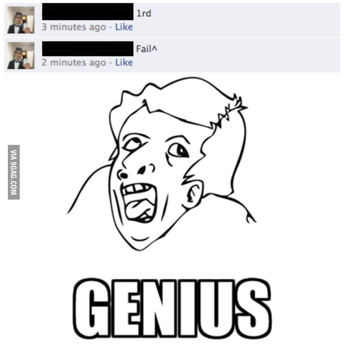 Genius is Genius - 9GAG