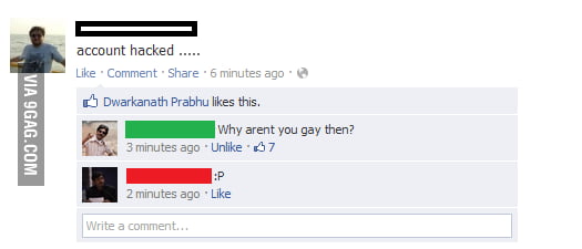 I can't believe it was hacked - 9GAG