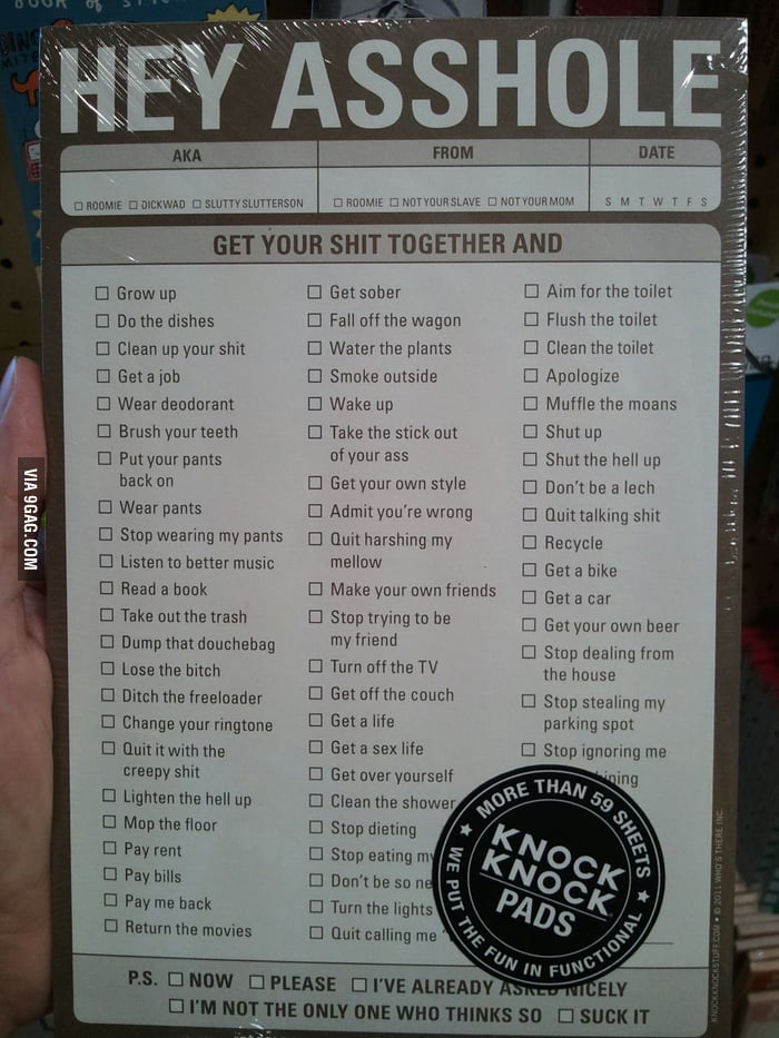 A very special note - 9GAG