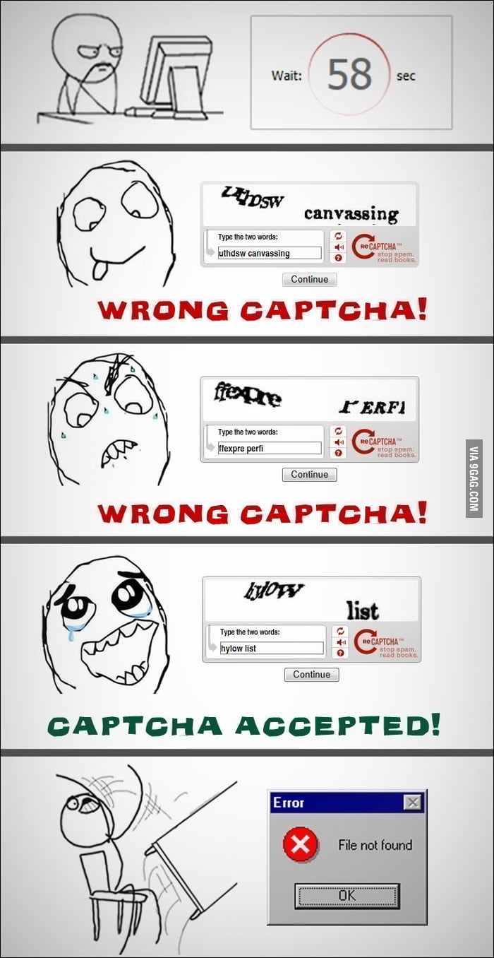Stupid Captcha! - 9GAG