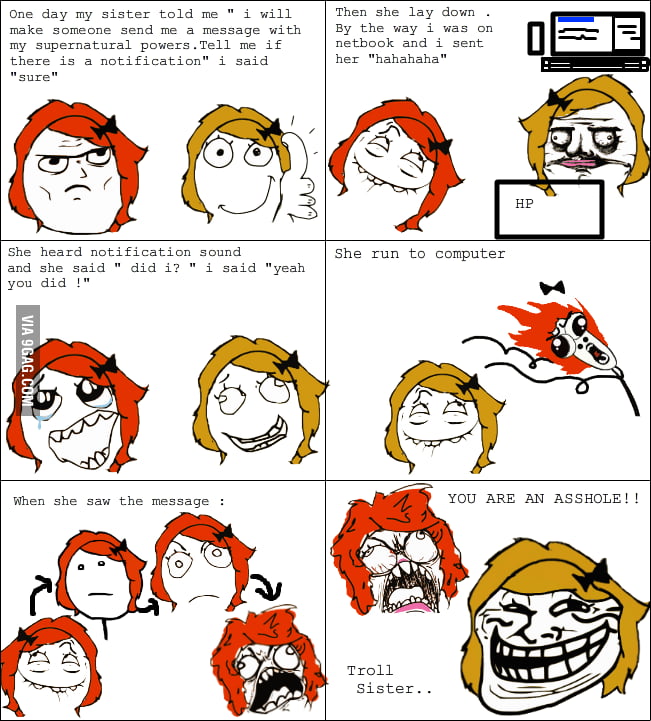 Troll Sister Level.16 - 9GAG