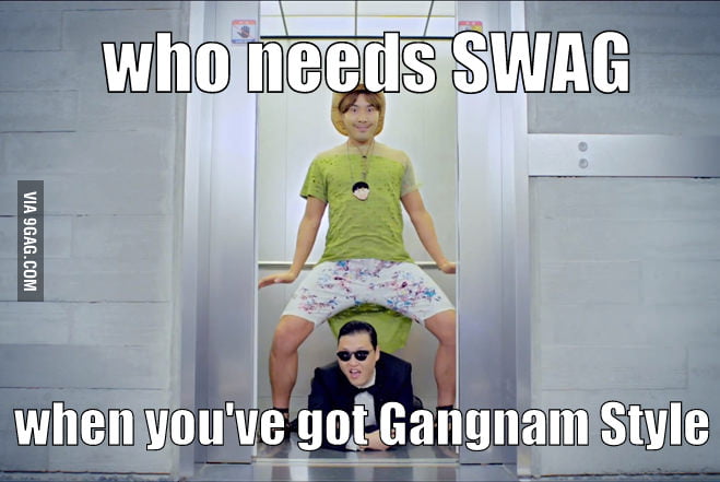 Woo-woo-woop Gangnam Style - 9GAG