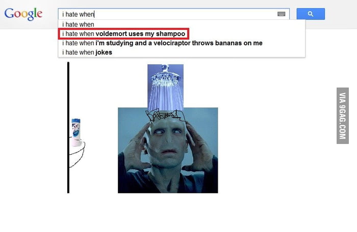 Voldemort uses my shampoo - 9GAG