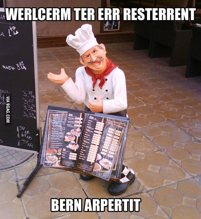 Why thernk yerr kernt sir! - 9GAG