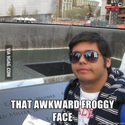 Awkward face - 9GAG