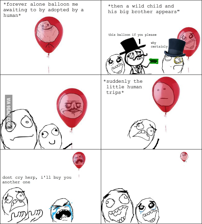 The cruel life of a balloon - 9GAG