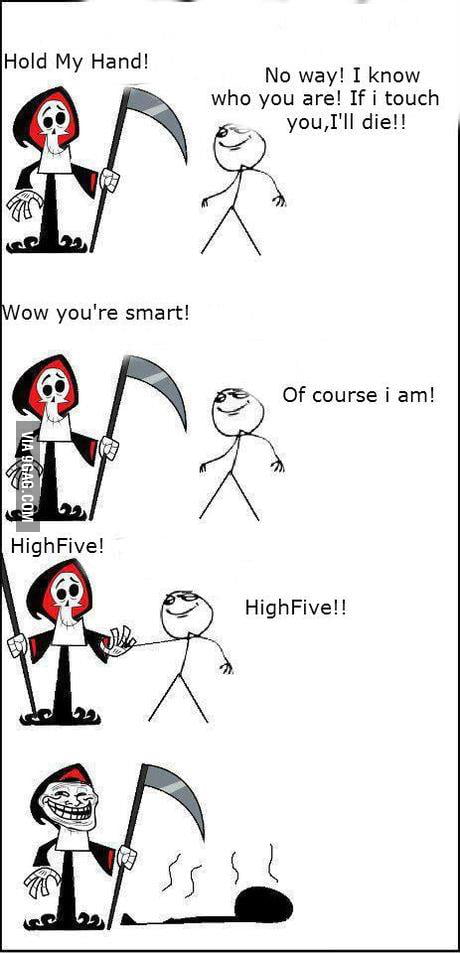 Troll Grim Reaper! - 9GAG
